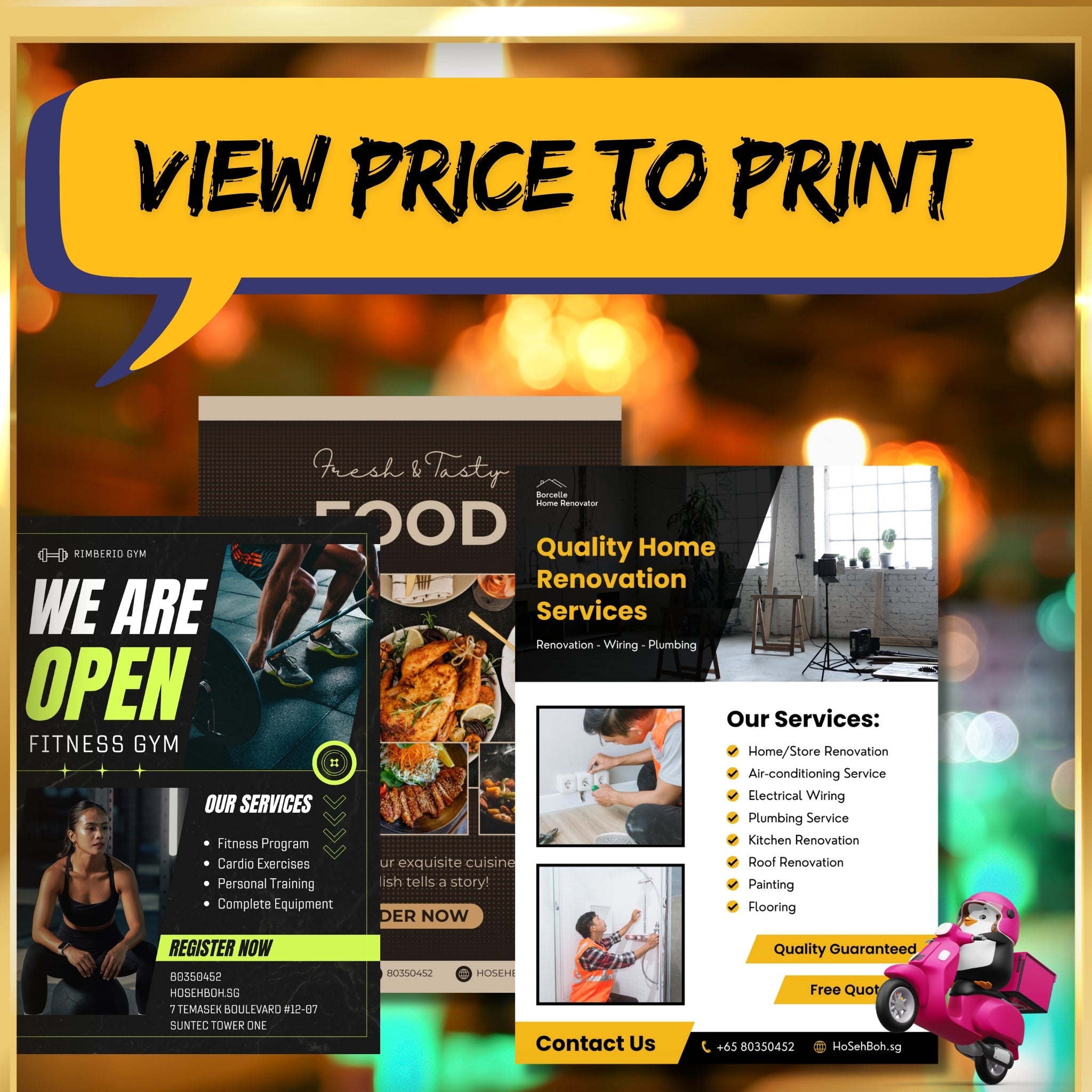 A3 Flyer Printing Singapore | Affordable Quality Services – Ho Seh Boh