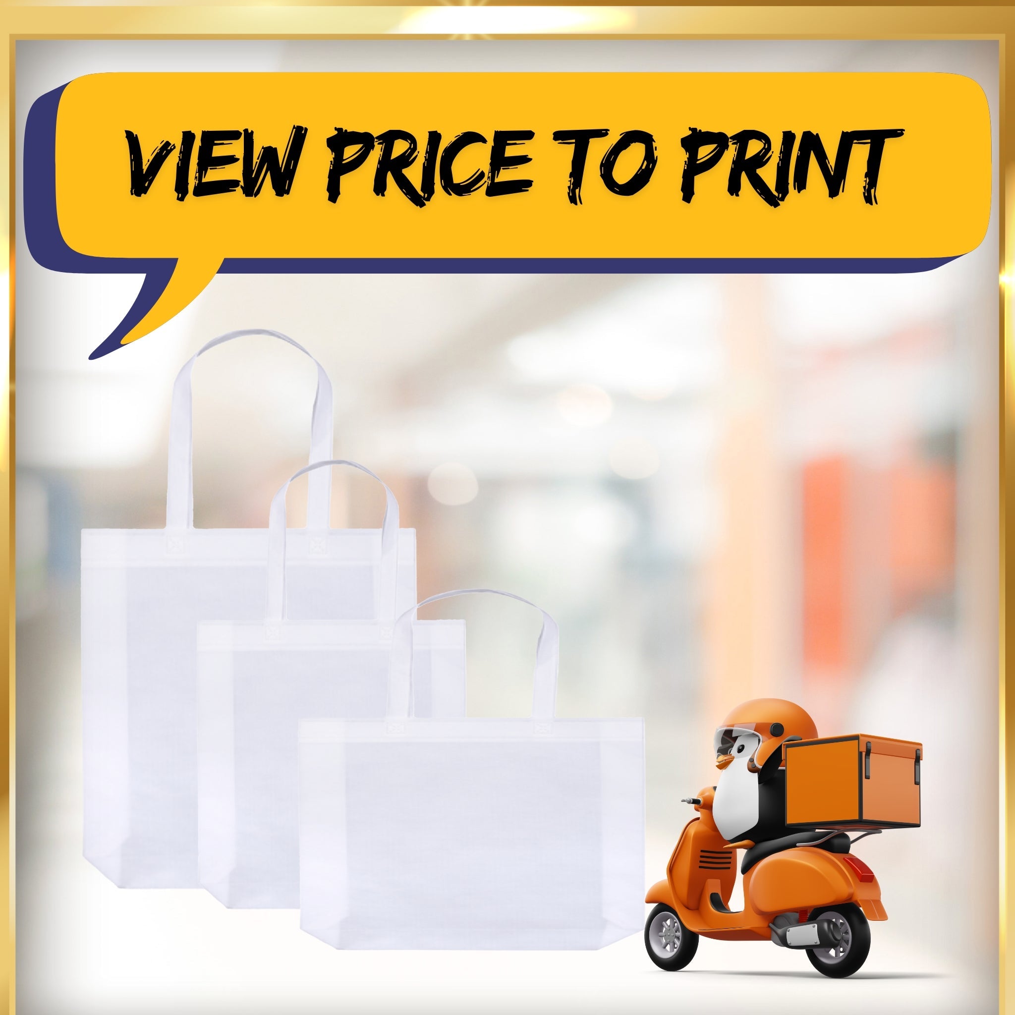 Custom White Tote Bag Printing Singapore | Ho Seh Boh – Ho Seh Boh