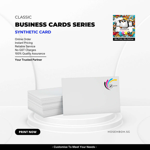 Synthetic Business Card Printing 500 gsm | Ho Seh Boh